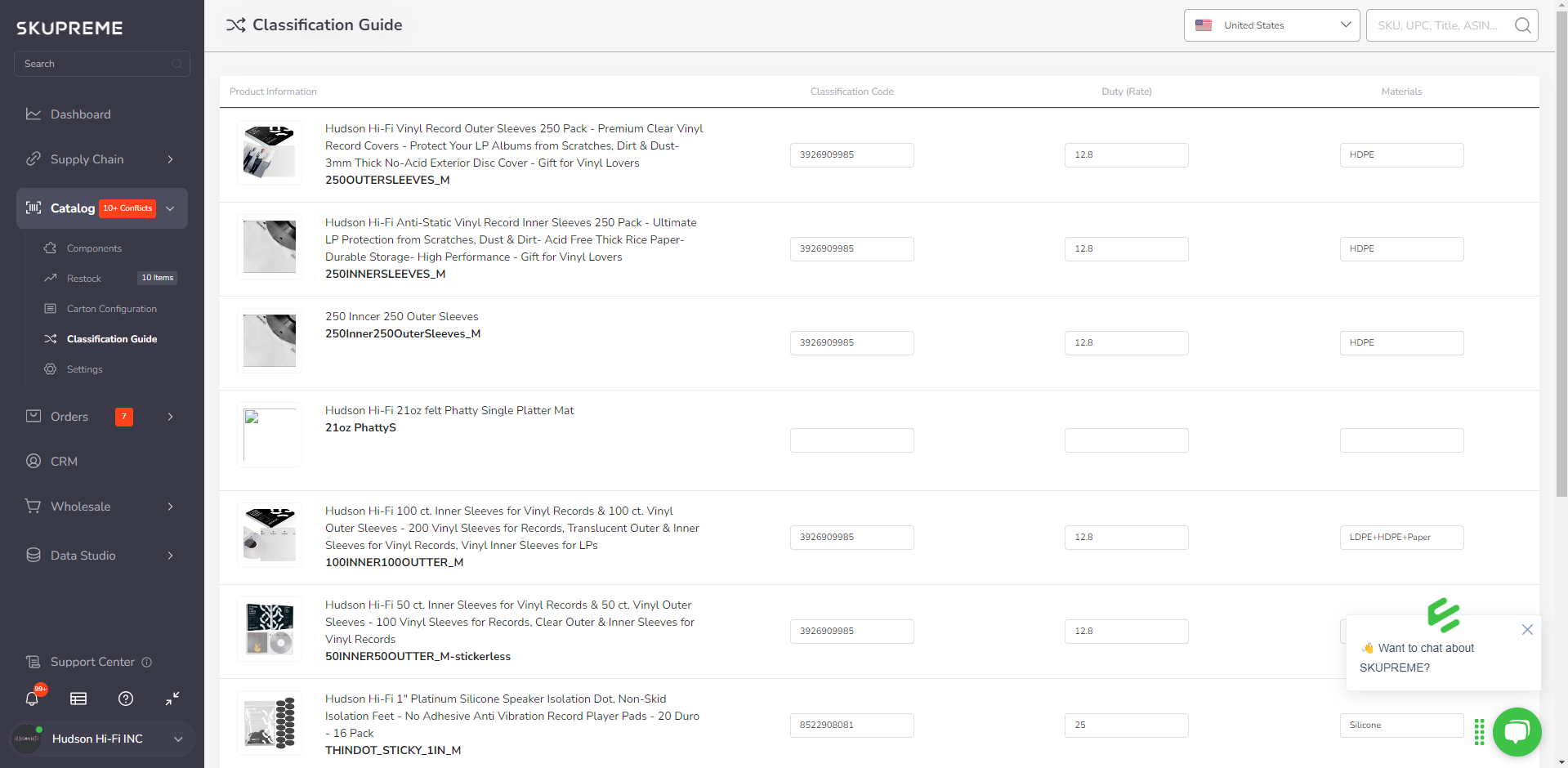 Catalog: Restock, Attribution & Classification Guide